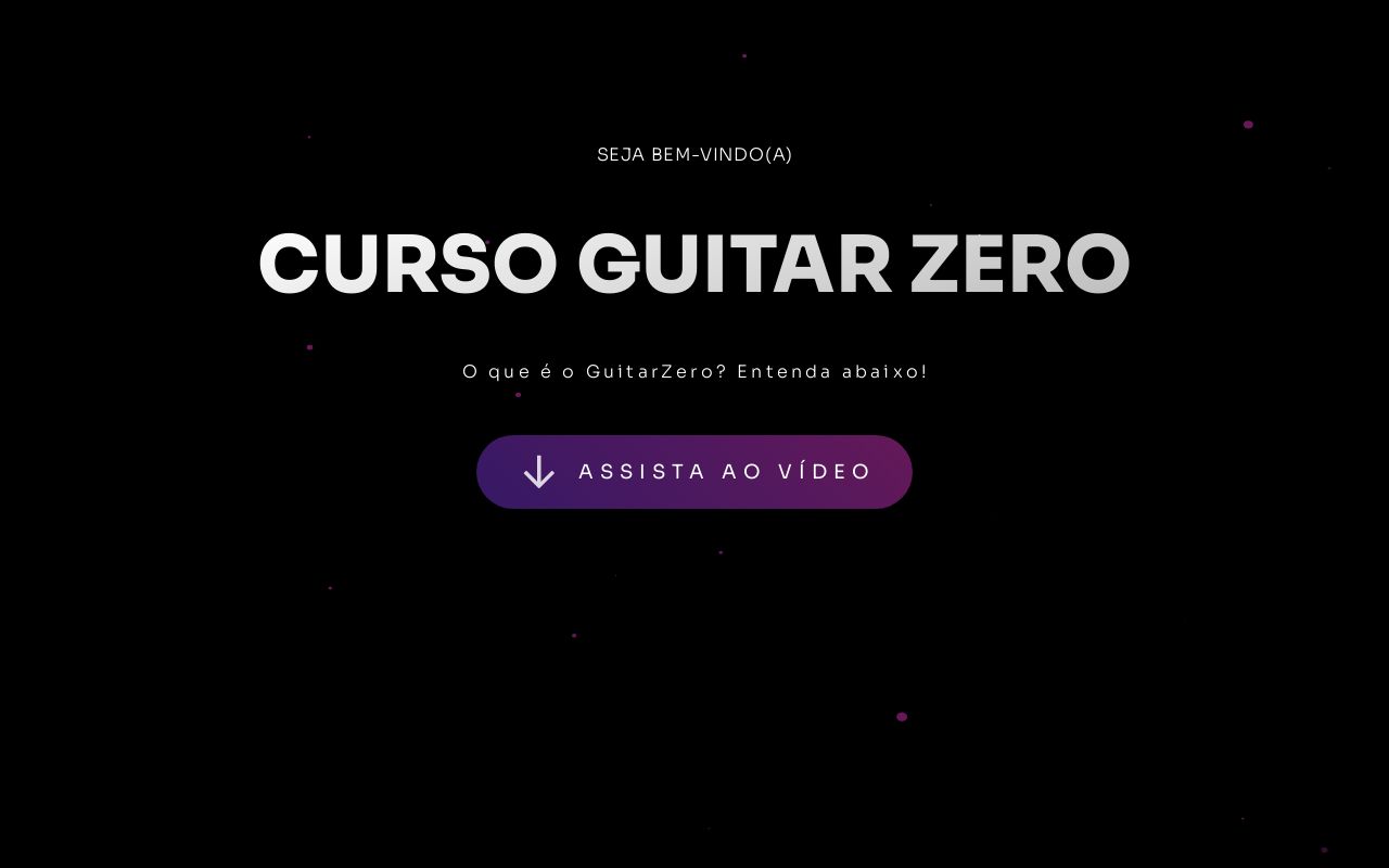 LANDING PAGE GUITAR ZERO